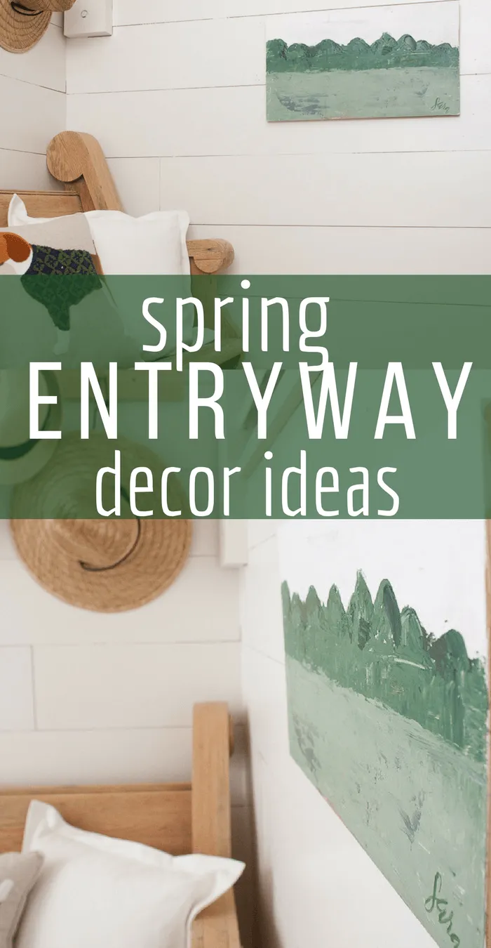 Spring Entryway Decor Ideas - Twelve On Main