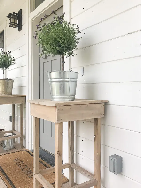Small table for outside front door store