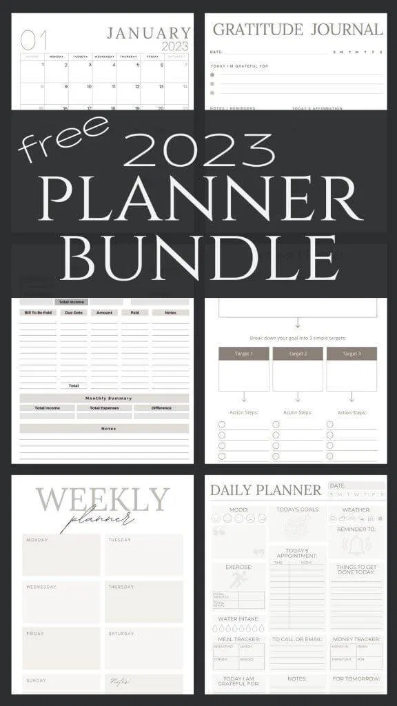 2023 Printable Planner Bundle - Twelve On Main
