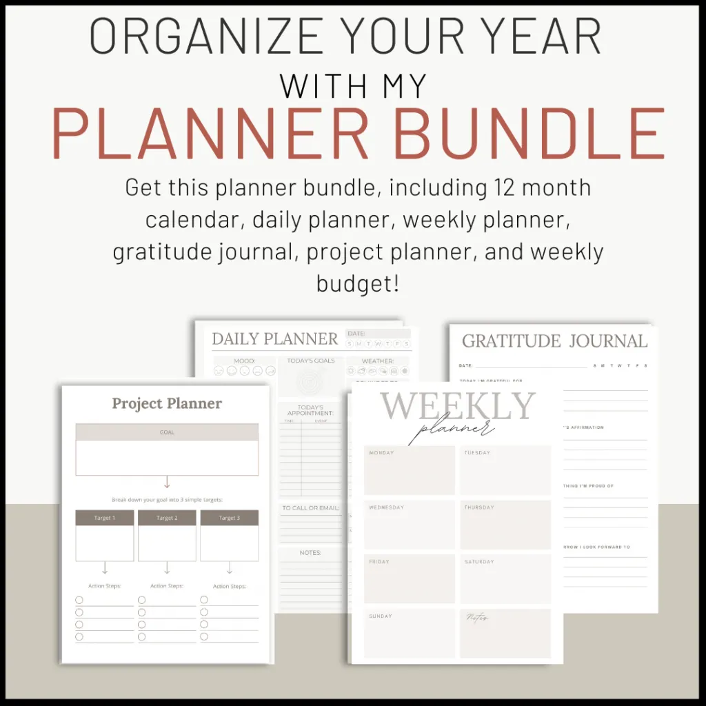 2023 Printable Planner Bundle - Twelve On Main