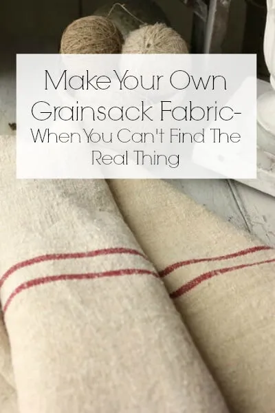 Grain sack fabric store