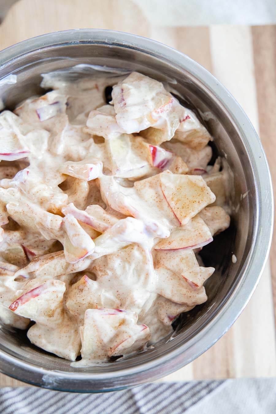 Easy 4 Ingredient Apple Salad Recipe - Twelve On Main