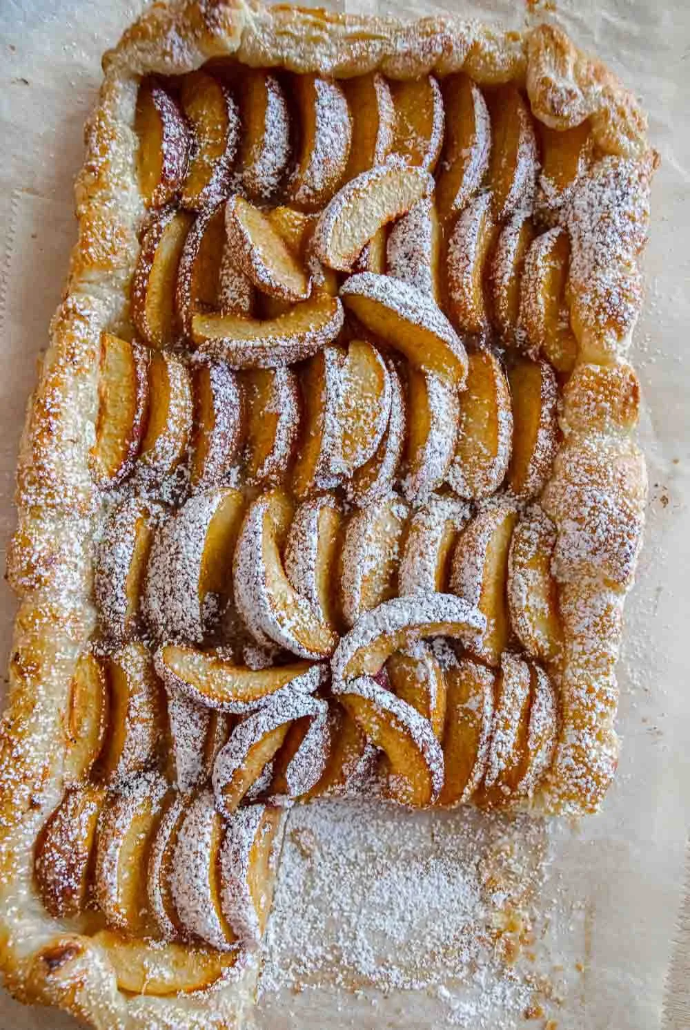 Rustic Easy Peach Tart Using Puff Pastry - Twelve On Main