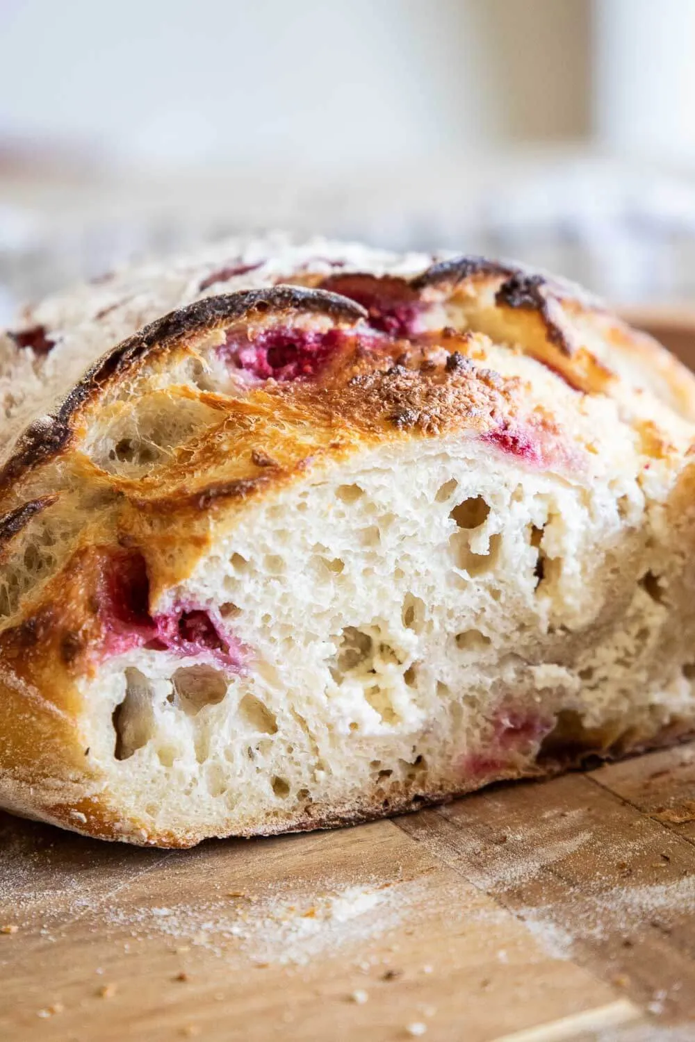 Raspberry Cheesecake Sourdough Bread - Twelve On Main