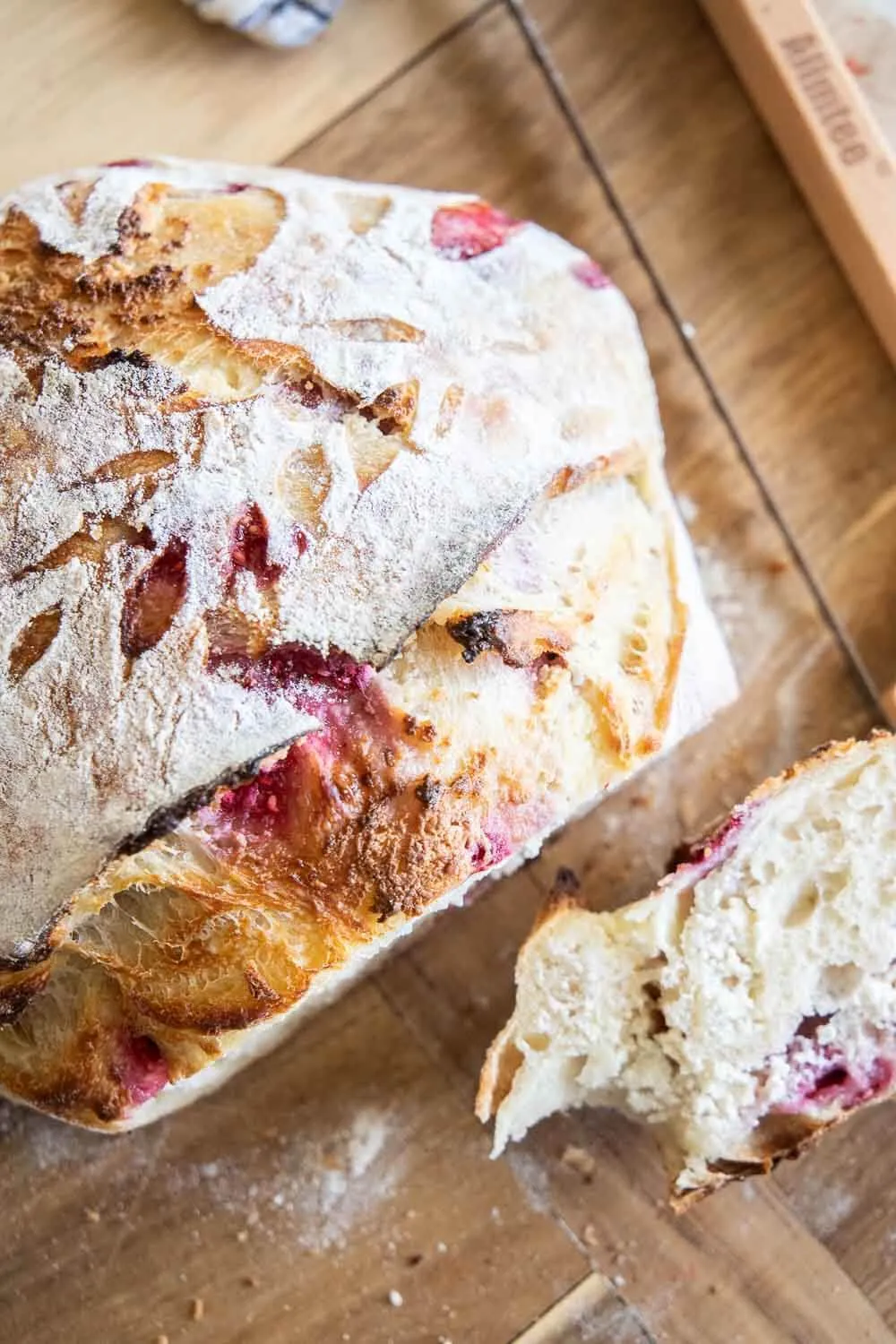 Raspberry Cheesecake Sourdough Bread - Twelve On Main