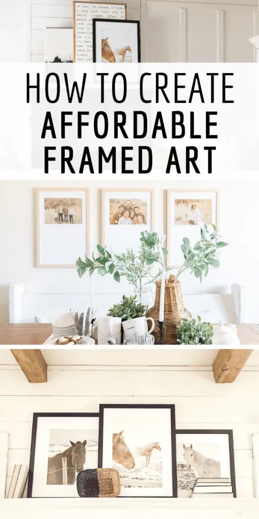 How to Create Affordable Framed Artwork - Twelve On Main