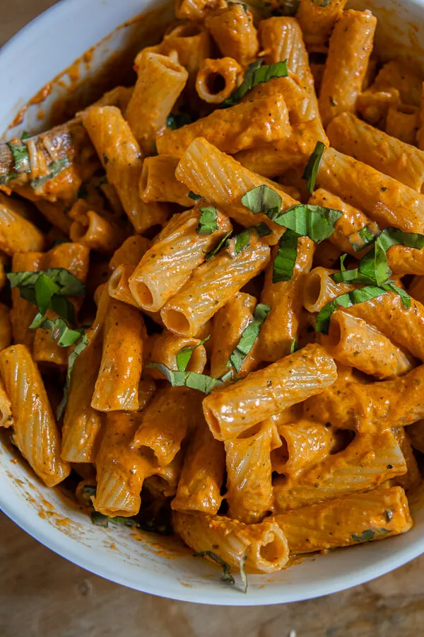 Roasted Red Bell Pepper Pasta - Twelve On Main