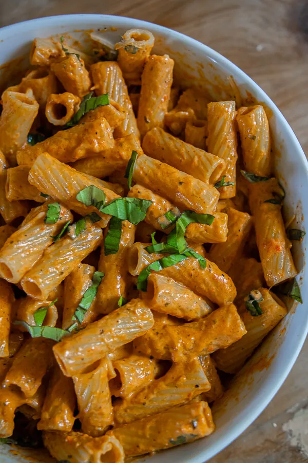 Roasted Red Bell Pepper Pasta - Twelve On Main