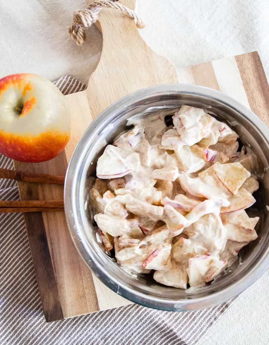 Easy 4 Ingredient Apple Salad Recipe - Twelve On Main