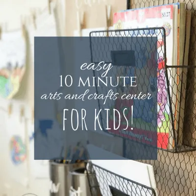 10 Minute Arts and Crafts Center for Kids - Twelve On Main
