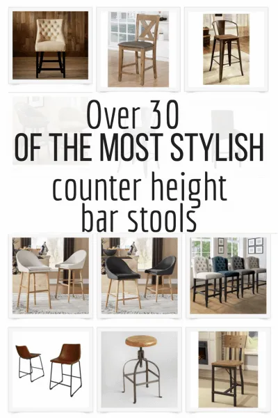 Over 40 Stylish Counter Height Bar Stools and Chairs - Twelve On Main