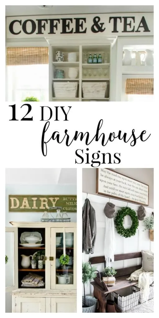 12 Awesome DIY Farmhouse Signs - Twelve On Main