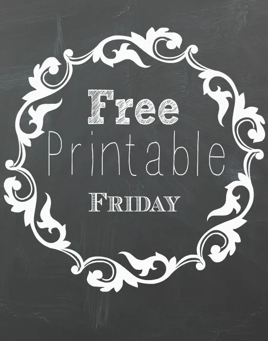 Free Printable Friday - Twelve On Main
