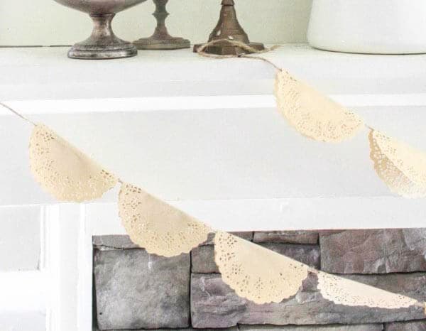 DIY Doily Garland | 10 Minute DIYs - Twelve On Main