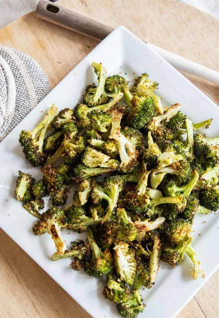 Easy Roasted Broccoli with Parmesan (An Easy Side Dish) - Twelve On Main