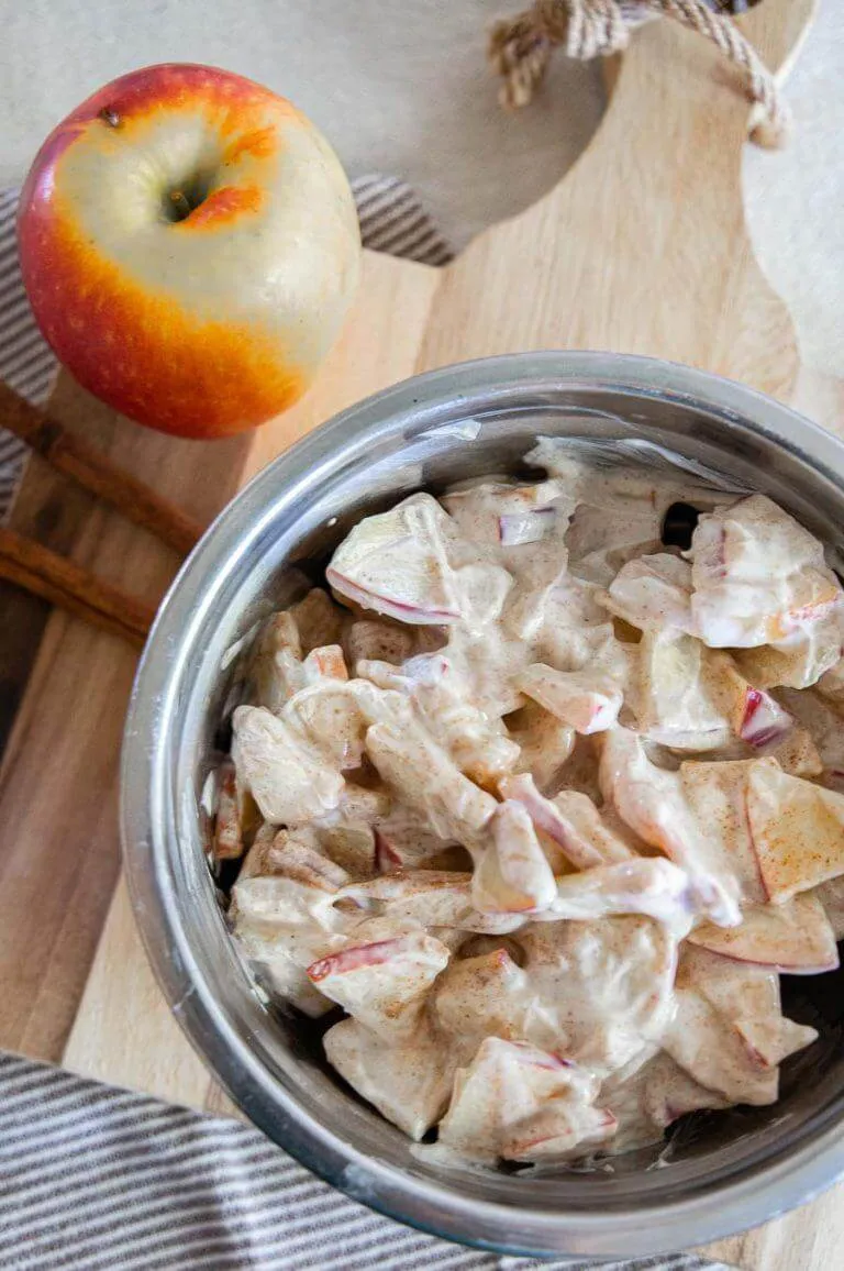 Easy 4 Ingredient Apple Salad Recipe - Twelve On Main